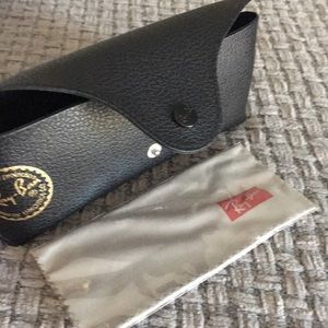 Ray-Ban | Accessories | Rayban Sunglasses Leather Case | Poshmark